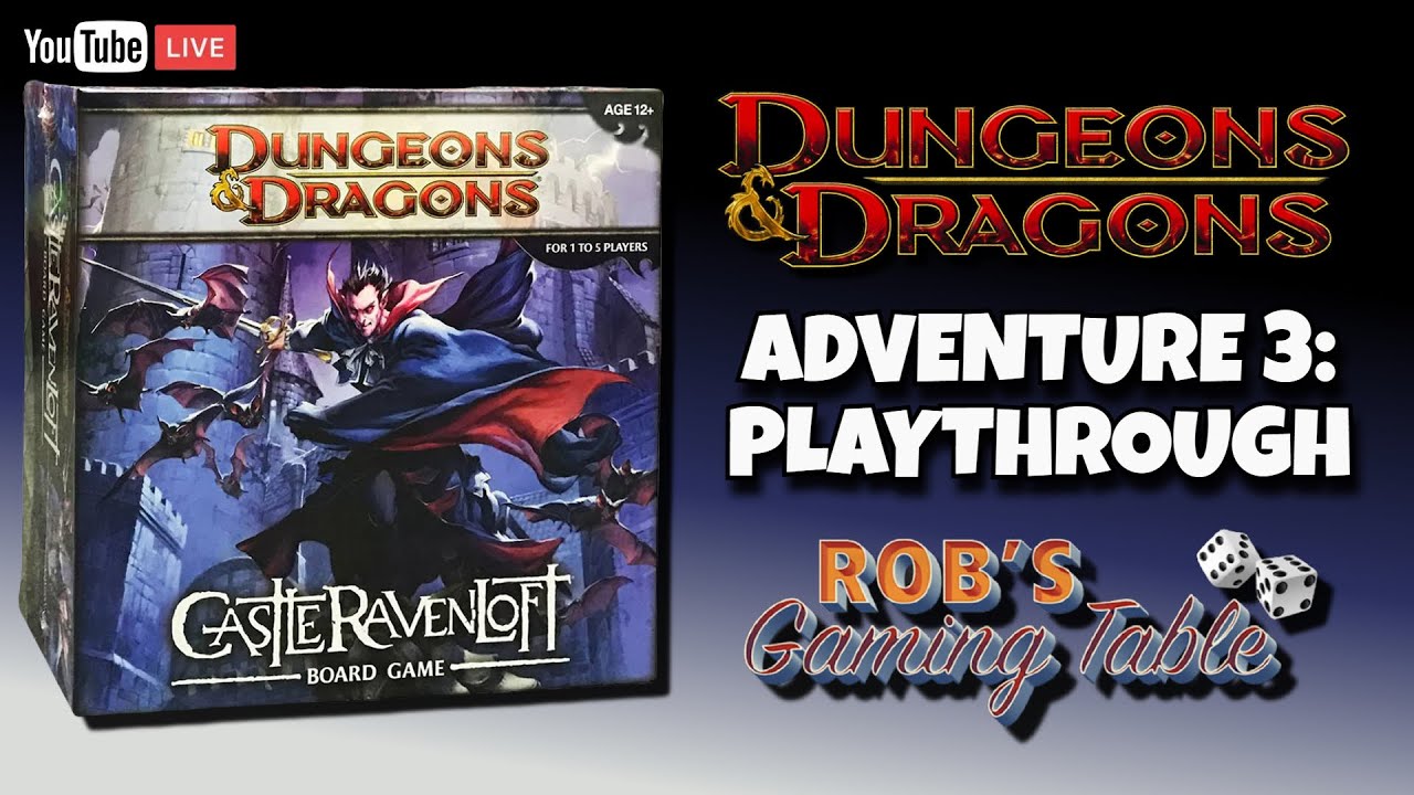Dungeons & Dragons: Castle Ravenloft Board Game Playthrough (Adventure ...