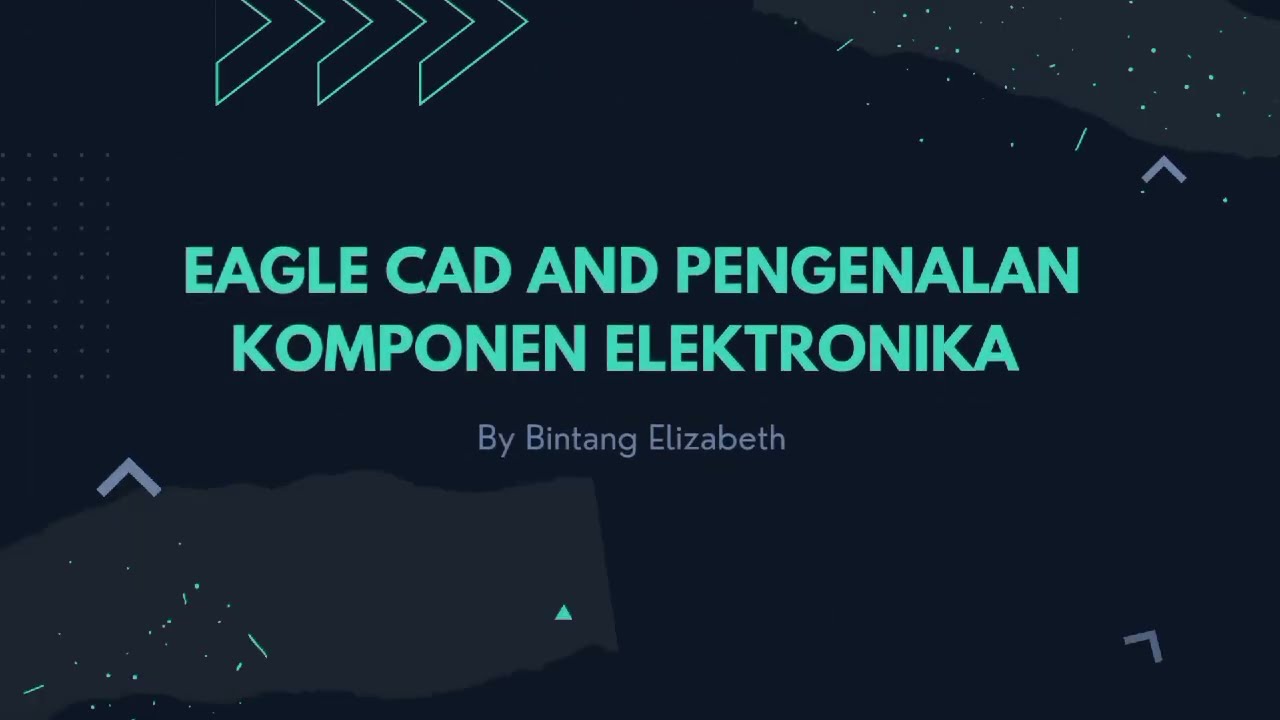 Pengenalan Komponen Elektronika (Skematik) | Eagle CAD - YouTube