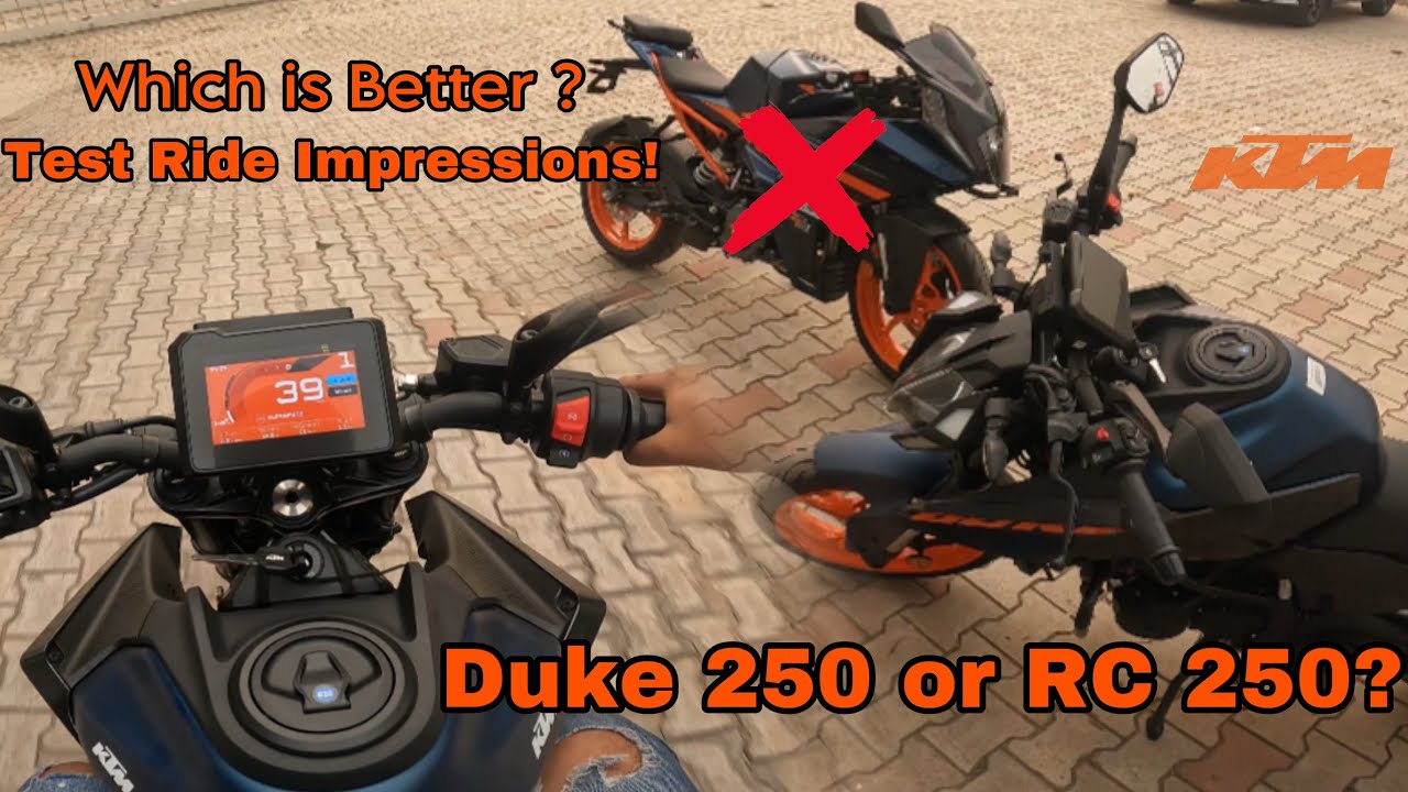KTM Duke 250 vs RC 200 Test Ride Review | Pros & Cons, Performance ...