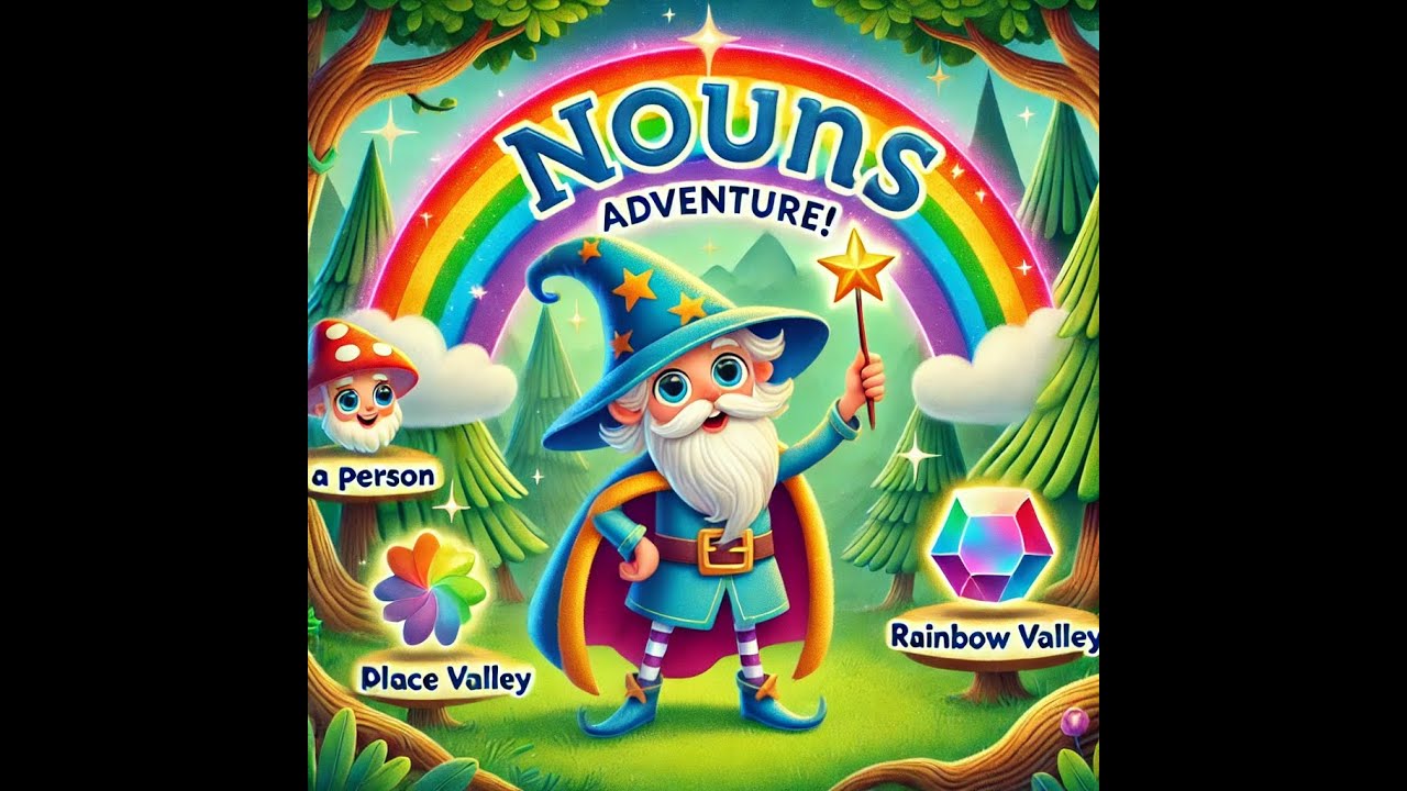 Nouns Adventure for 1st Graders 🌟 Fun Grammar Lesson for Kids! - YouTube
