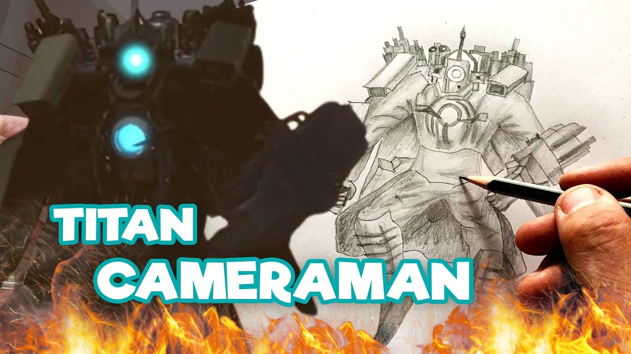 Titan CameraMan from Skibidi Toilet, Draw - YouTube