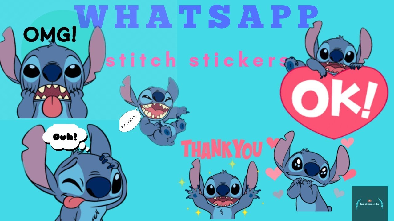 BUAT STICKER STITCH di WhatsApp || SO EASY - YouTube