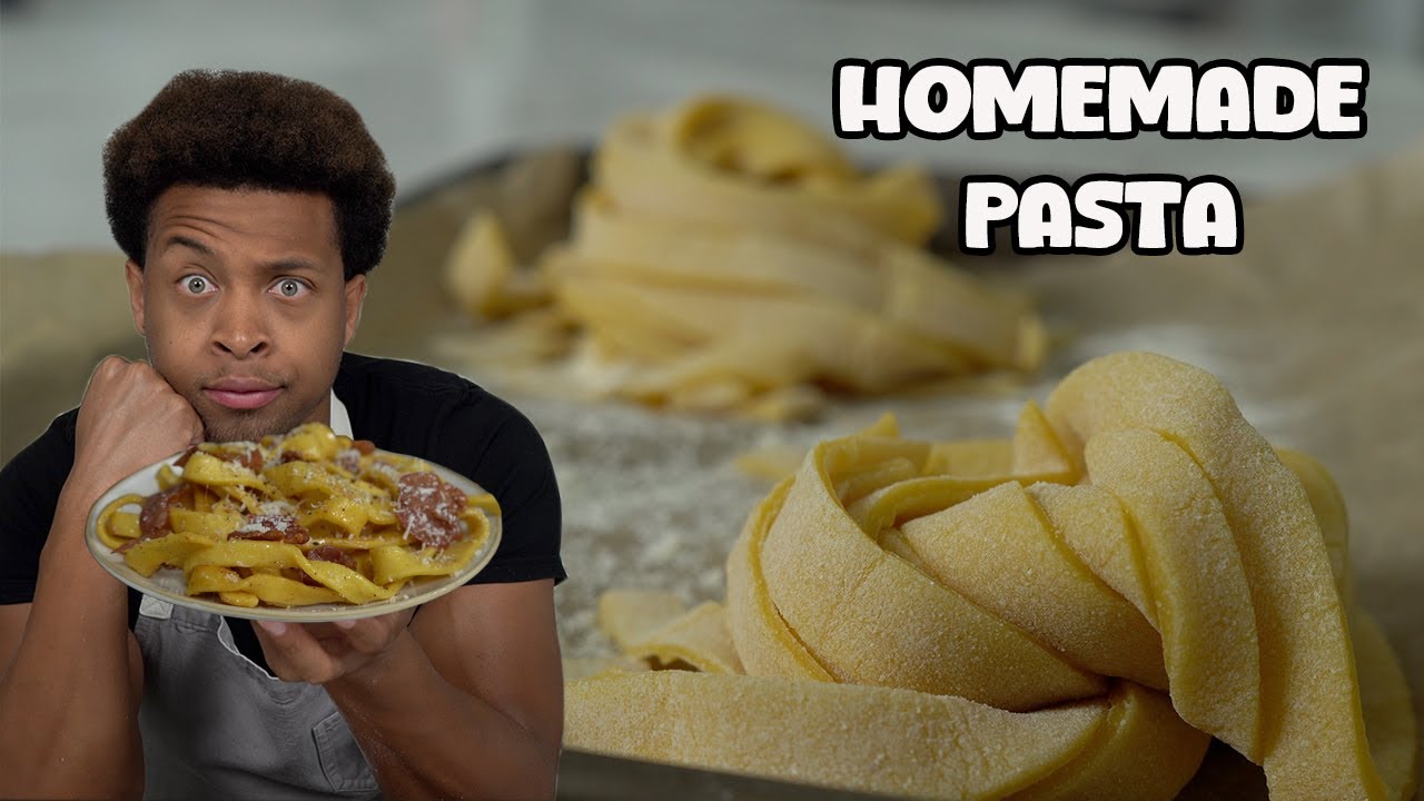 I Made Pasta For The First Time In My Life - YouTube