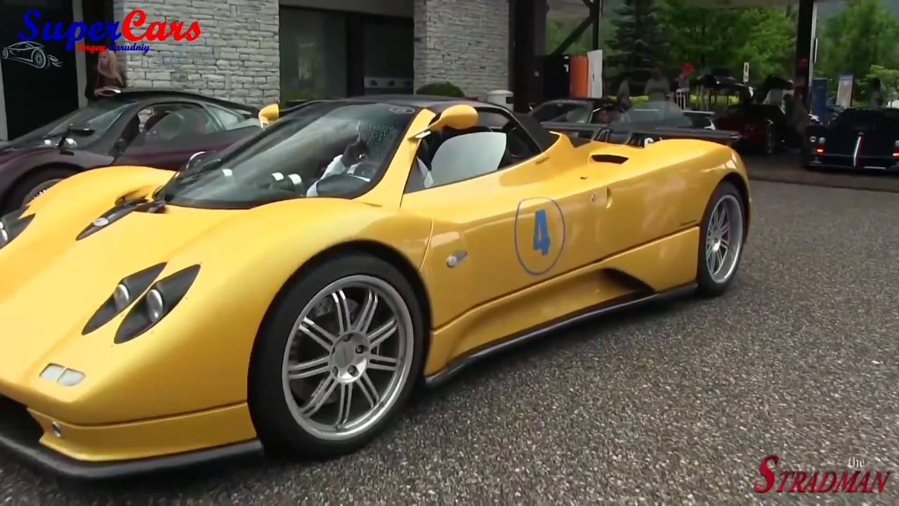 Pagani Zondas and Huayras through a Hurricane! - YouTube