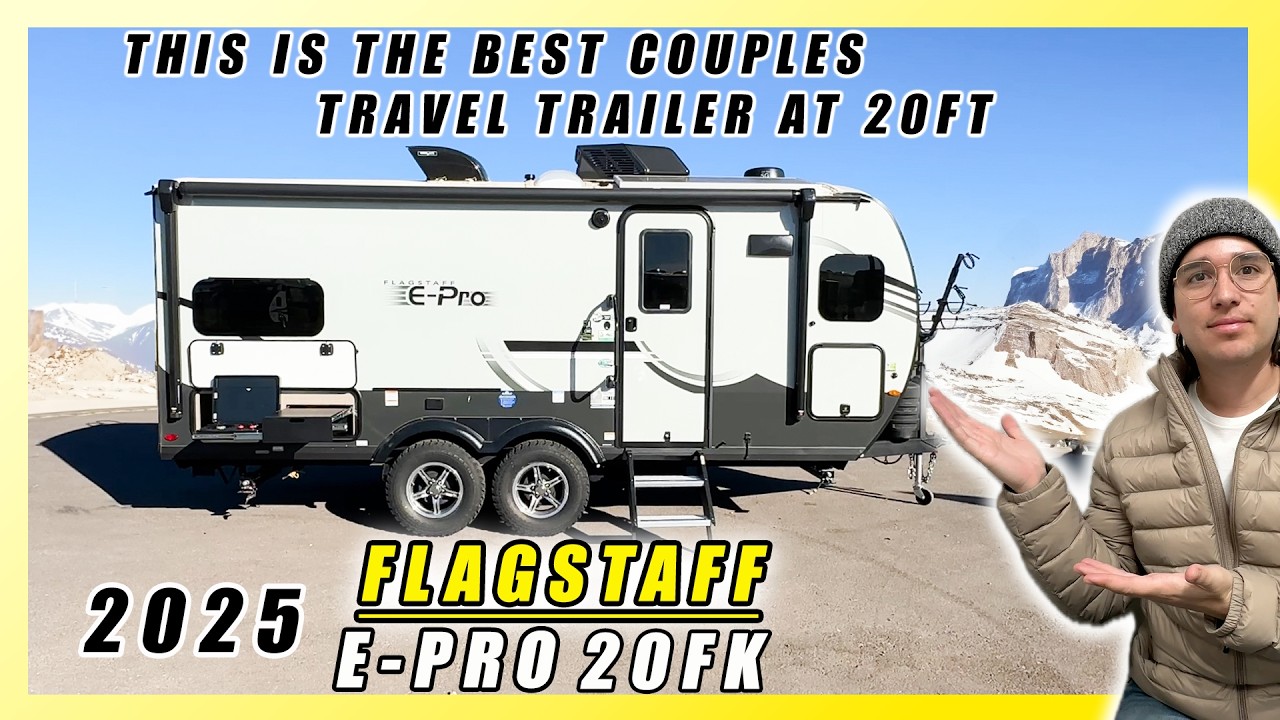 2025 FLAGSTAFF E PRO 20FK THE BEST COUPLES TRAVEL TRAILER. A 20FT ...