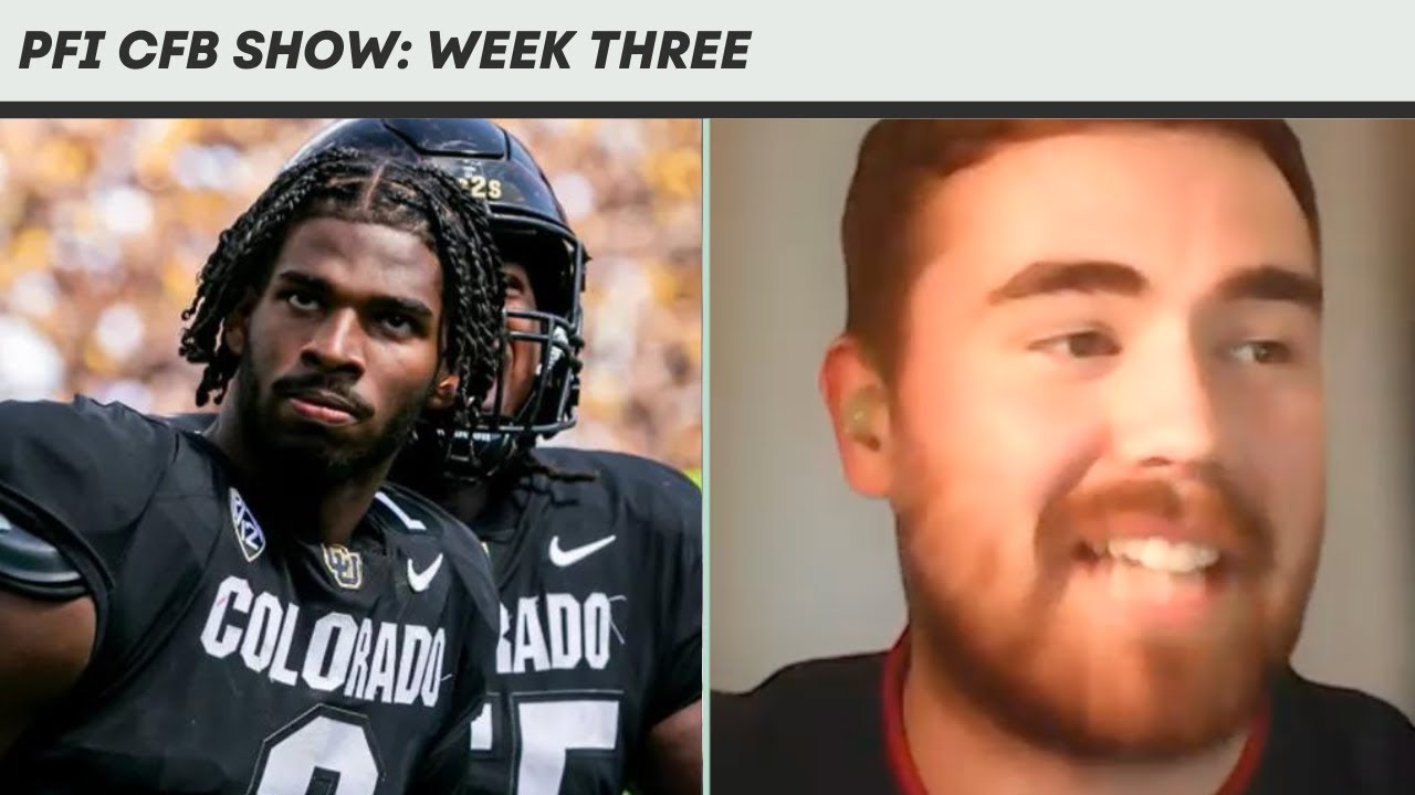 PFI College Football Show - Week 3 | The battle of COLORADO! - YouTube
