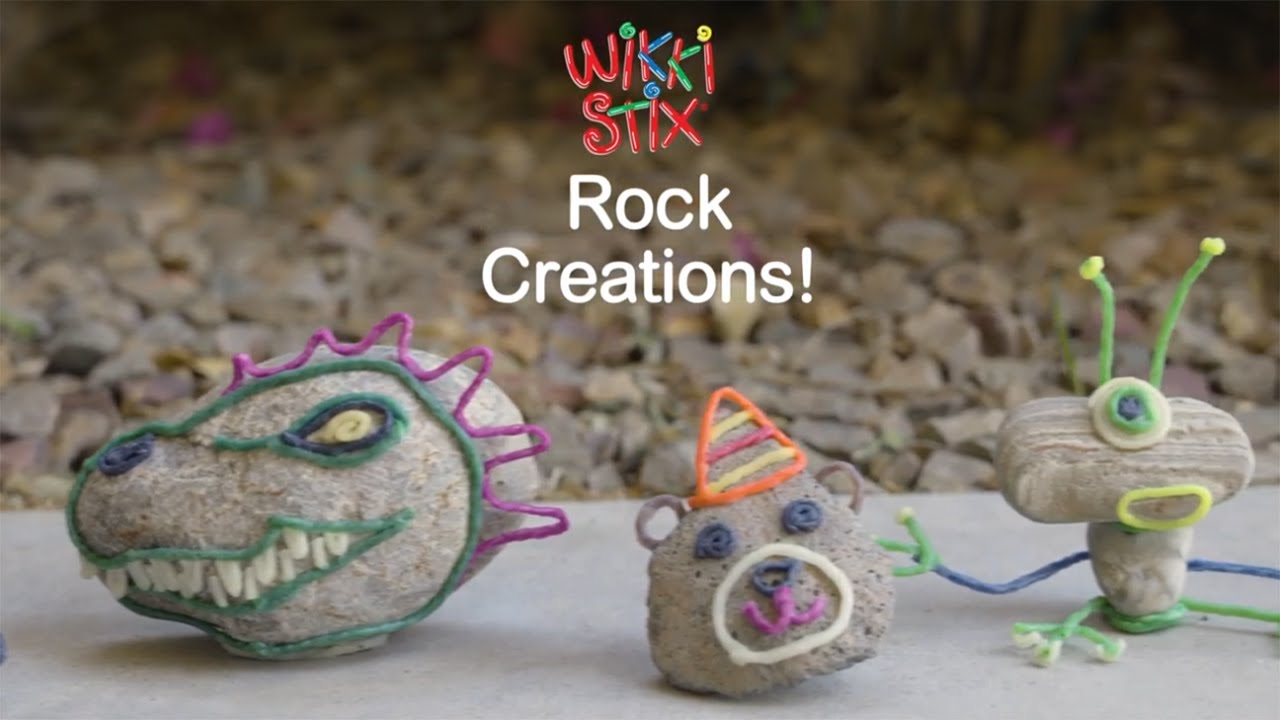 Wikki Stix Rock Creations! - YouTube