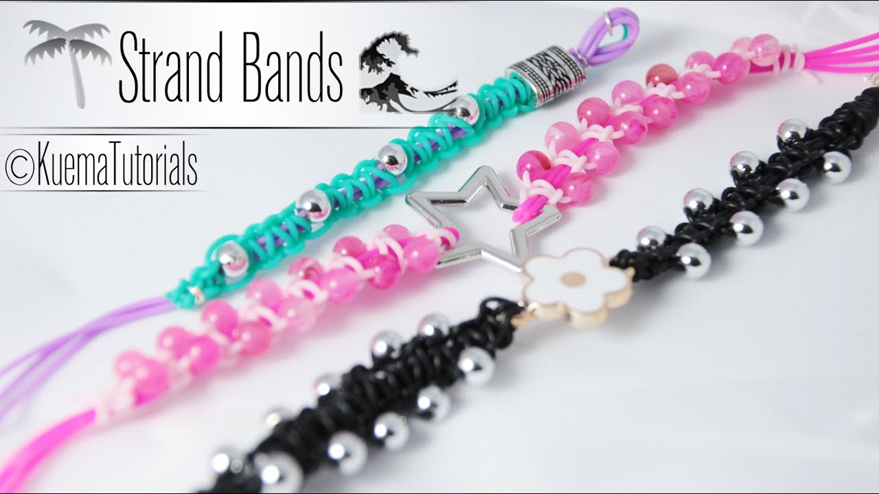 Strand Bands - Anfänger Armband - Anleitung - YouTube