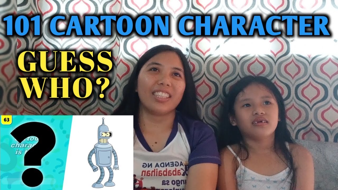 GUESS 101 CARTOON CHARACTER | Guess who challenge with my 6 yrs old ...