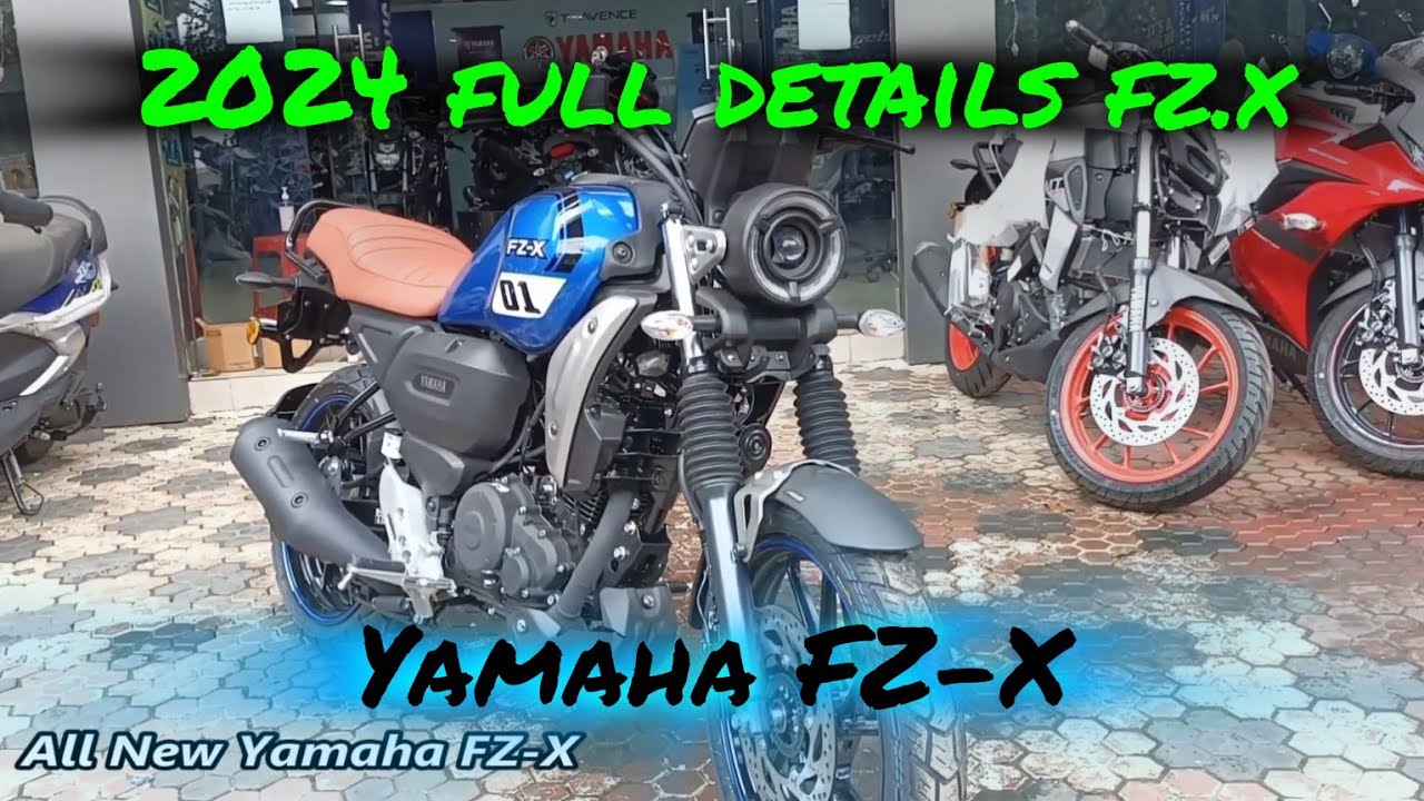 Yamaha FZ-X |l Review Metallic Blue |l full details 2024 On road price ...