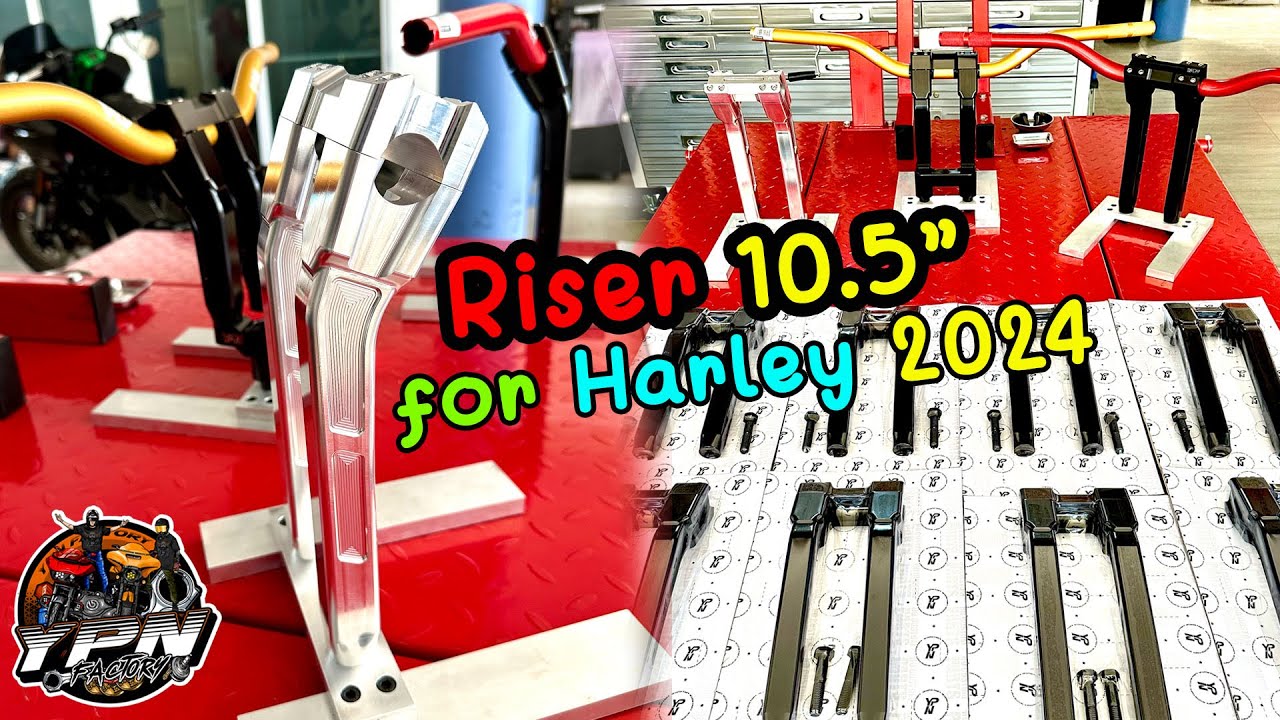 Riser 10.5" for Harley Davidson ⚡️YPN factory⚡️ - YouTube