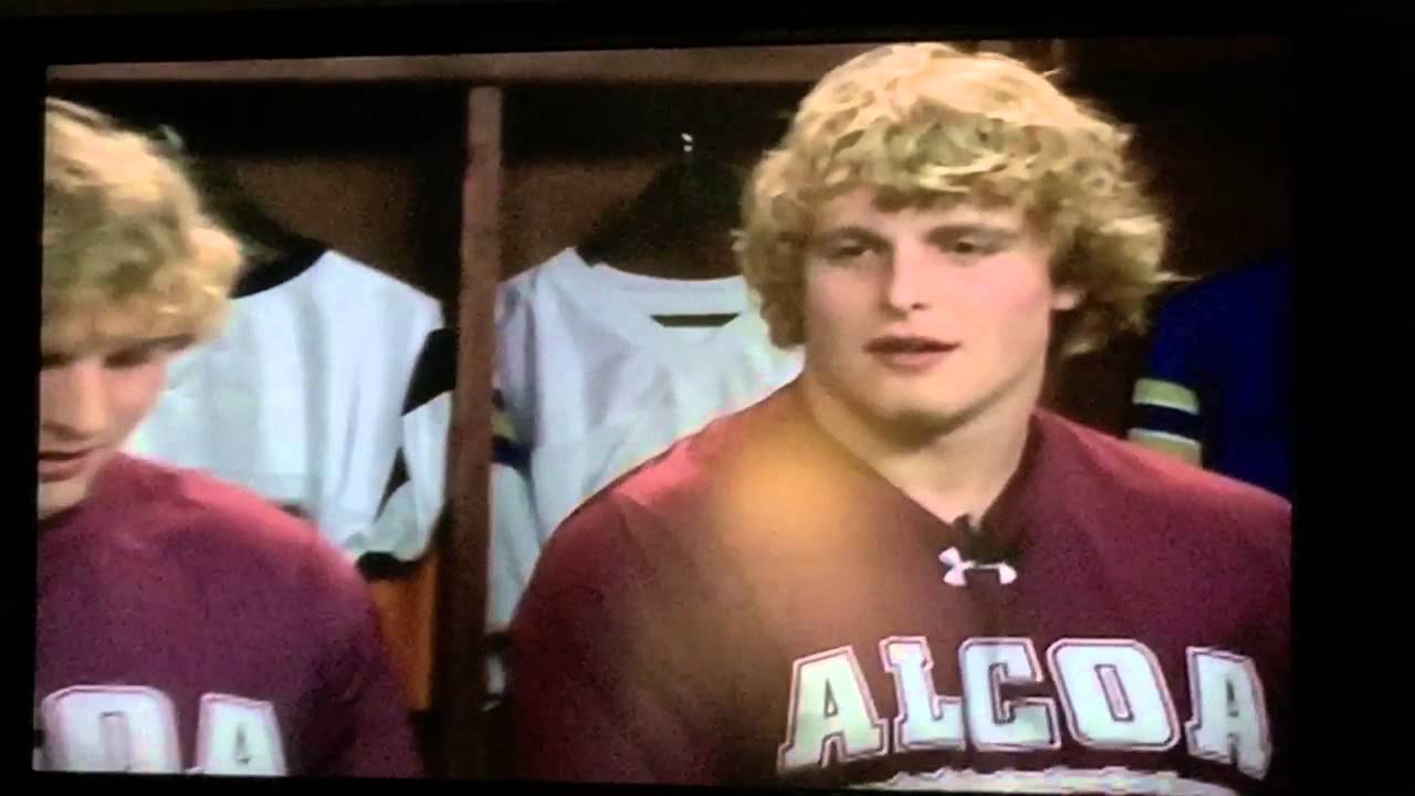 Mitchell McClurg #18, Matthew McClurg #7, and Dustin Clabough represent Alcoa on High School ...
