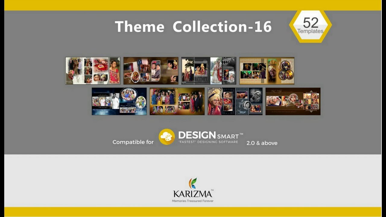 (Free) Karizma Design smart Theme collection Vol 16 wedding Style - YouTube
