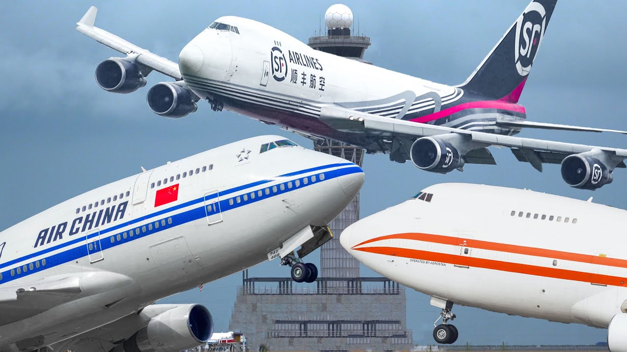 Shenzhen Airport Hosts JUMBO JET Parade – SF, AIR CHINA, AEROSTAN! |3架各 ...