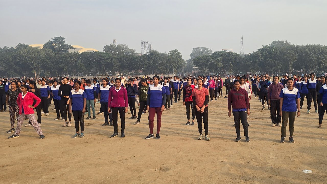 Bihar Police Constable 19838 Physical Test | Girls 1km Running Test ...