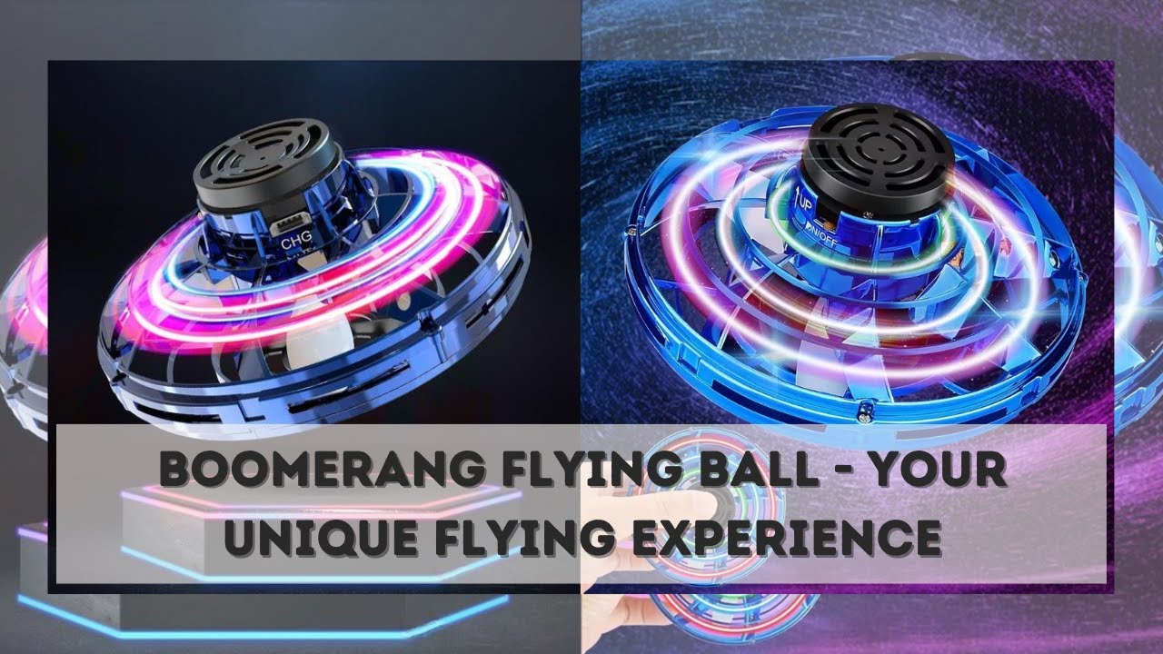 Boomerang Flying Ball - Mini Drone Spinner Toy - YouTube
