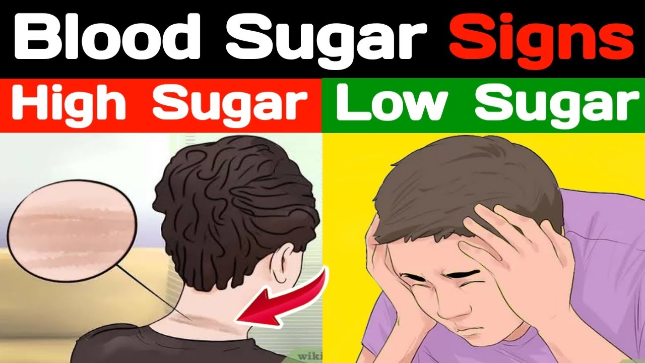 "Recognizing the Signs: High and Low Blood Sugar Levels" | #bloodsugar ...