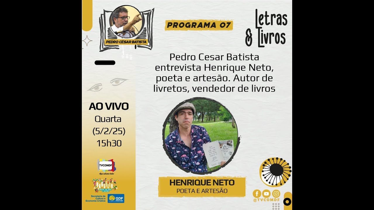 programa Letras & Livros - YouTube