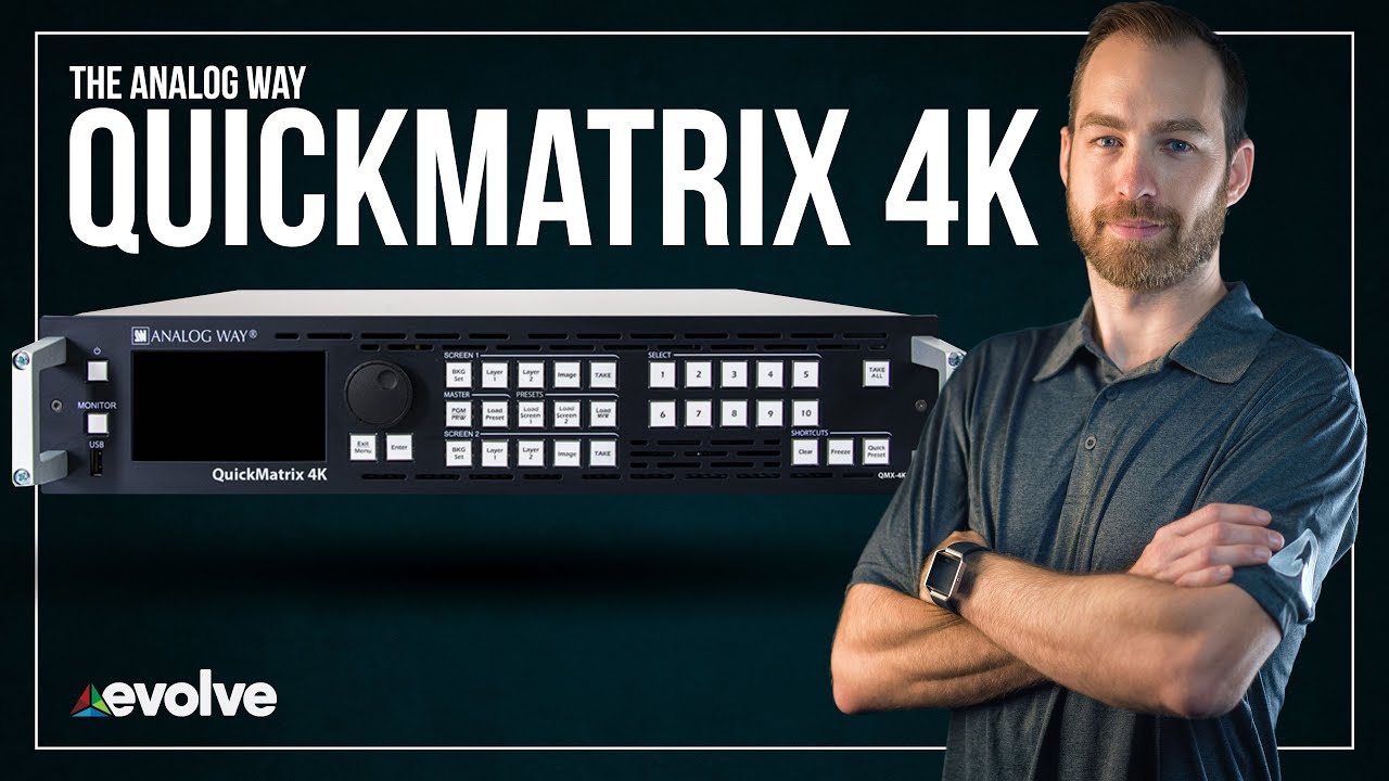 Have a Look: Analog Way Midra QMX4K - YouTube