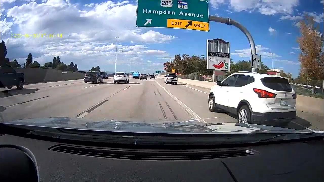 Denver Colorado I 25 Northbound - YouTube