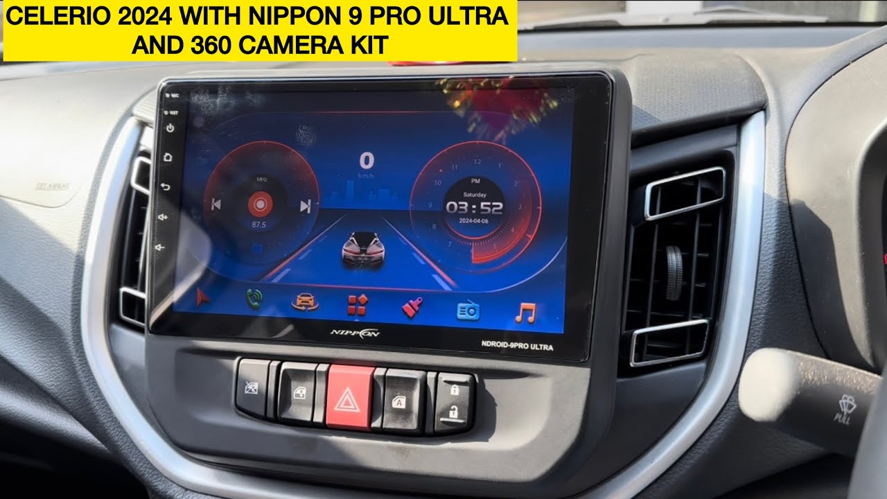 Nippon android car stereo with 360 degree camera in Celerio 2024 ...