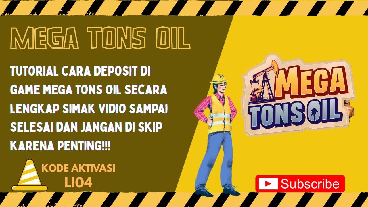 TUTORIAL LENGKAP CARA DEPOSIT DI | MEGA TONS OIL #game #megatonsoil # ...