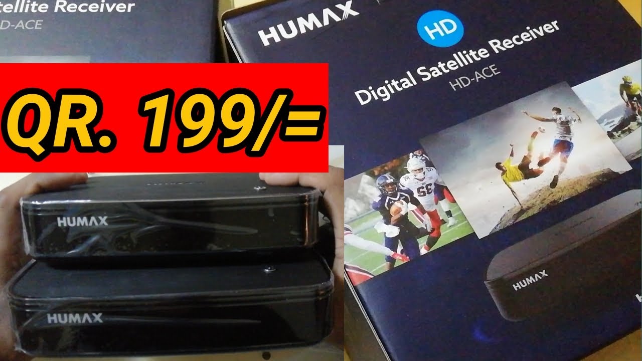 Humax HD ACE Receiver New Unboxing 2020 | Techno Enjoy - YouTube