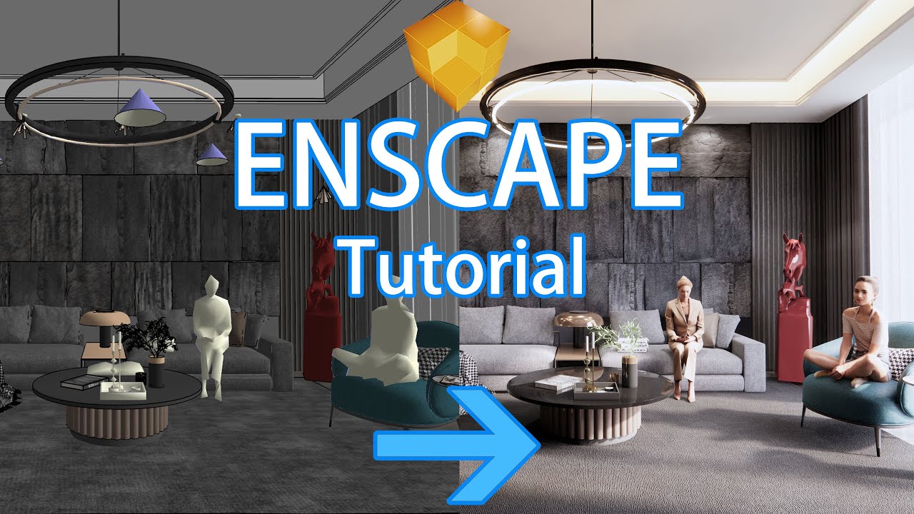 NewLivingroom | Learn how to Use Enscape 3.3 in Realistic Render ...