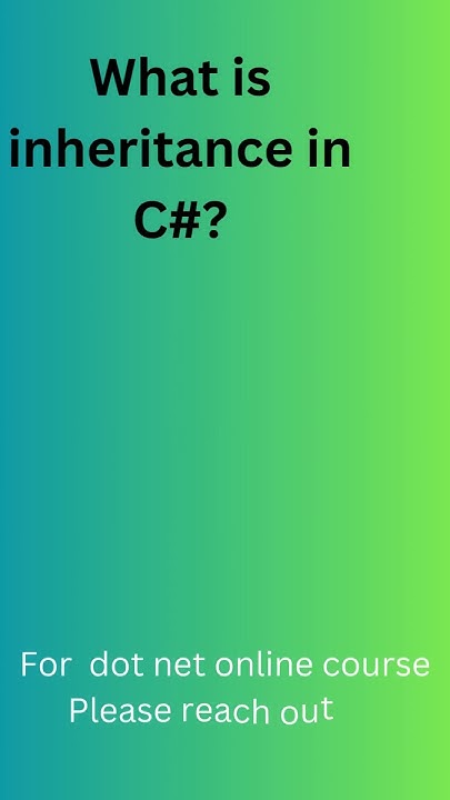 C Inheritance Youtube