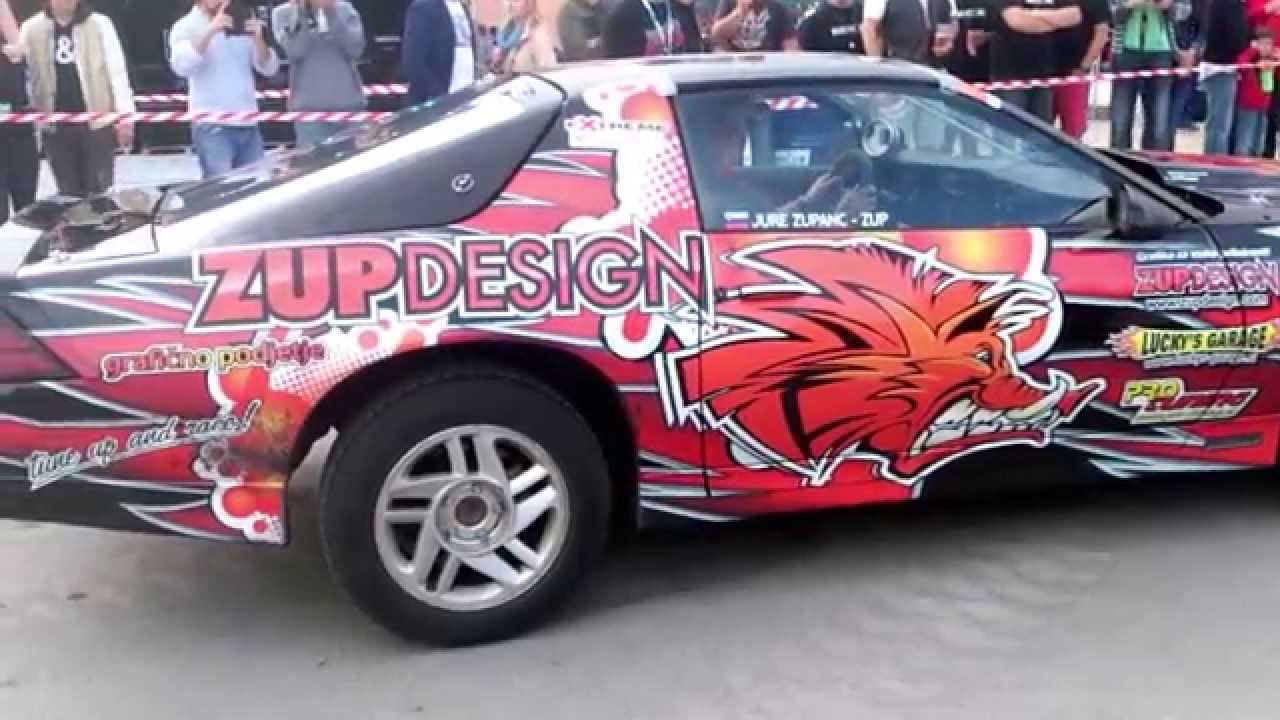 ZUP Racing Chevrolet Camaro Z28 1200 Horsepower V8 Burnout - YouTube