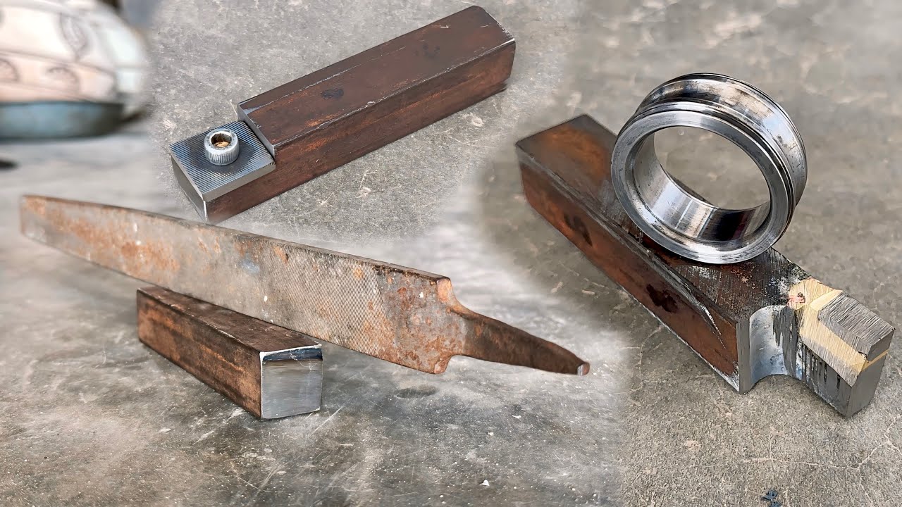 Scrap steel fail a turning tool making by lathe | Broken baring ring ...