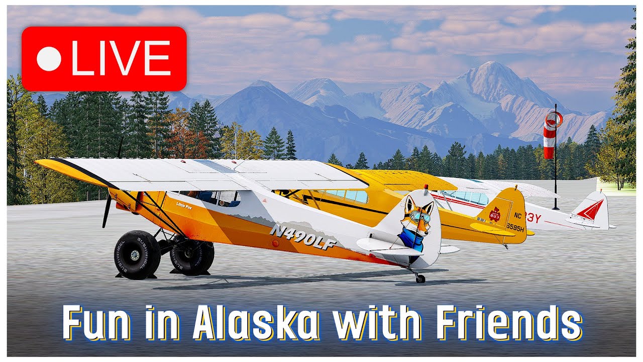 Piper Fox with REP | Flying with Friends in Alaska | X-Plane 12 - YouTube