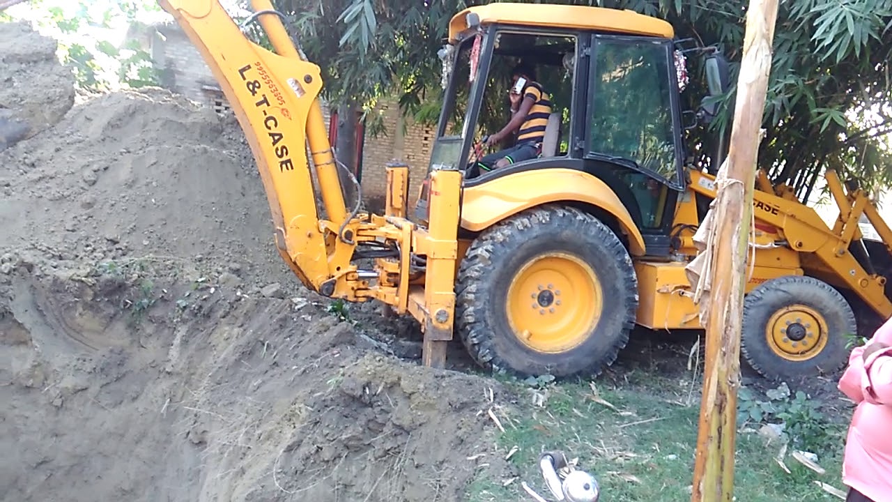 How to work jcb || l&t case || jcm working || very hard || stunt jcb ...