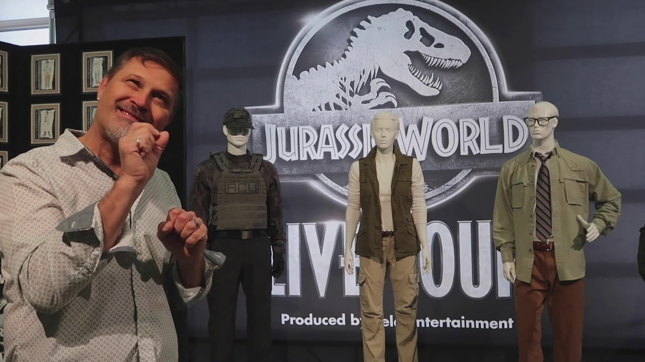 Jurassic World Live Tour PRESS DAY - Costumes w/ Dawna Oak & Ken Mooney ...
