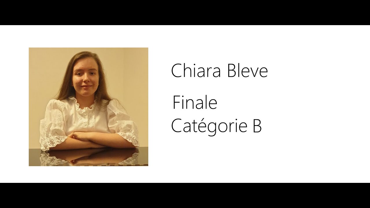 Chiara Bleve | Finale catégorie B - YouTube