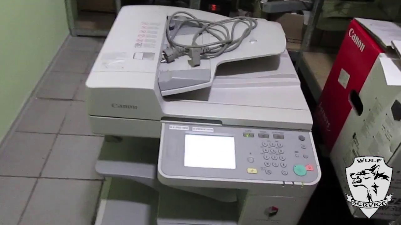 Canon IR2525i перезагружается, не включается - YouTube