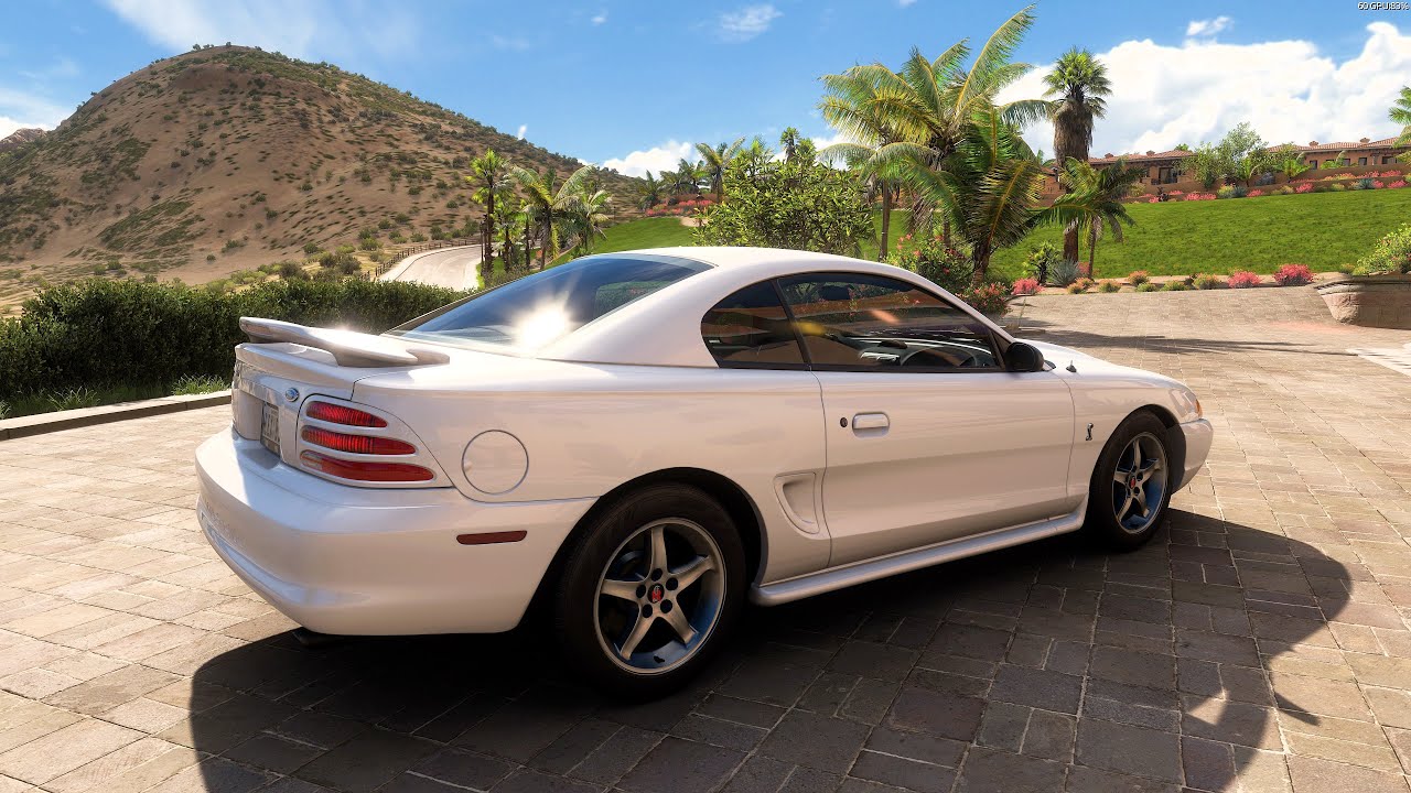 Forza Horizon 5 . Ford Mustang SVT Cobra R 1995 . Car Show Speed Jump ...