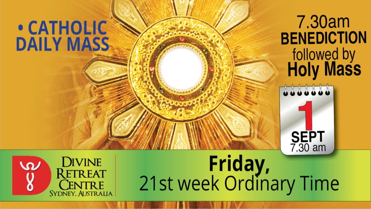 First Friday Service in September,Benediction and Holy Mass 1 September ...