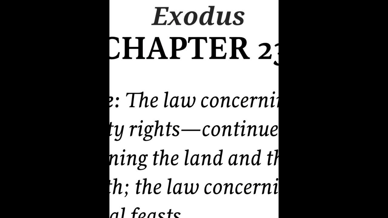exodus-chapter-23-bible-study-youtube