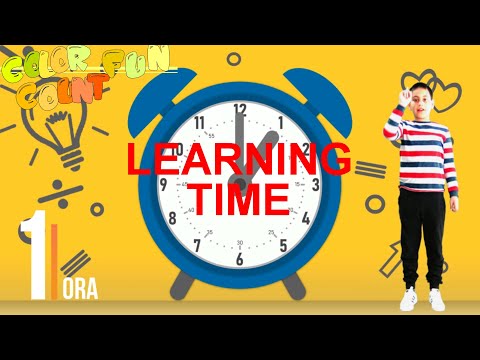 Invatam sa citim CEASUL cu Arian, Learning reading time on watch with Arian | COLORCOUNTFUN