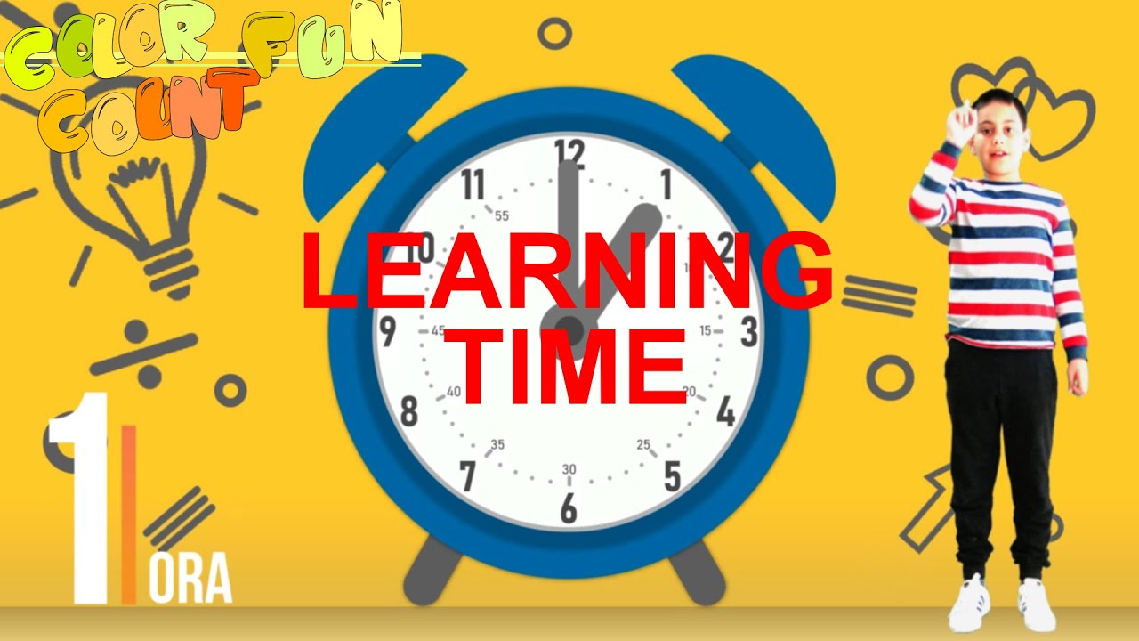 Invatam sa citim CEASUL cu Arian, Learning reading time on watch with ...