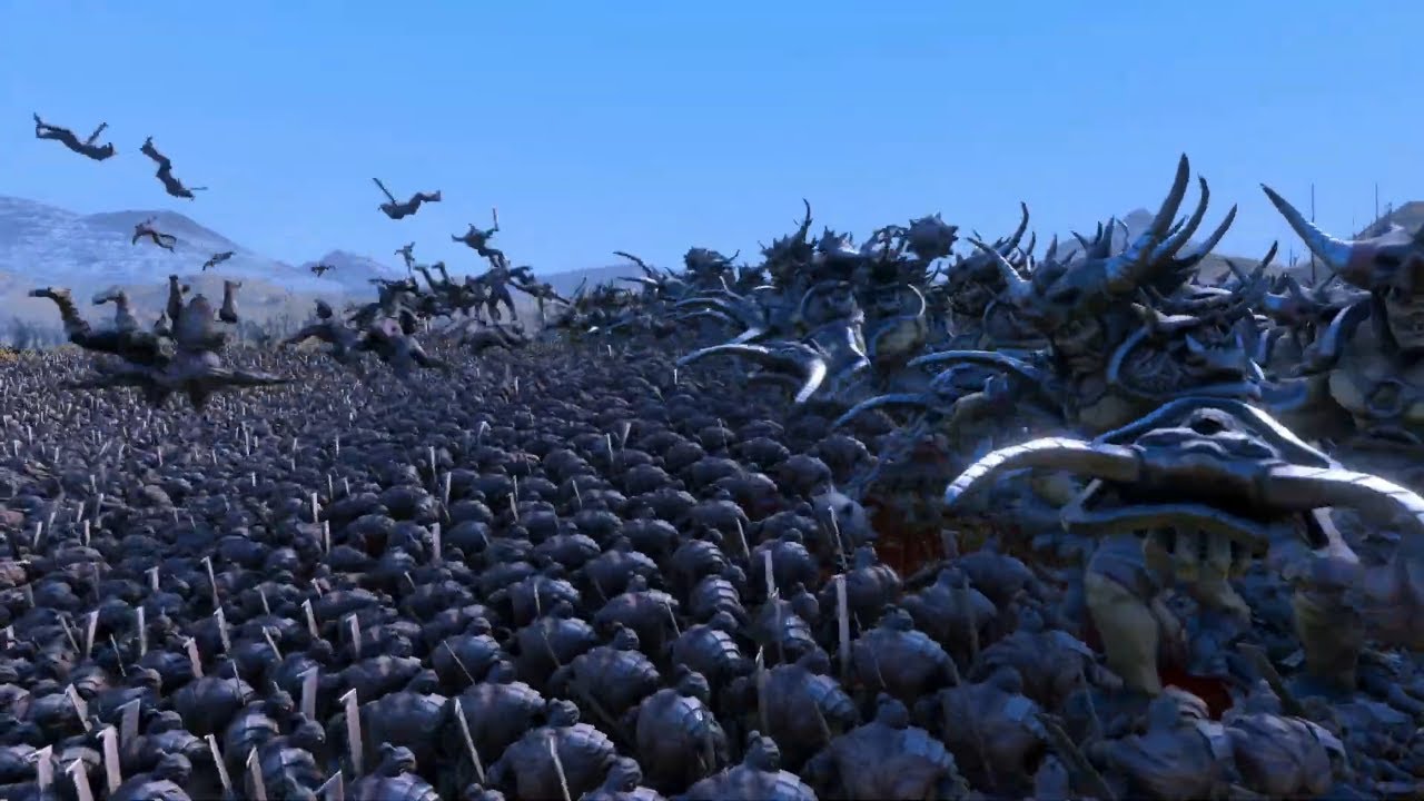 Giant Orc Army Vs Orc Army - Ultimate Epic Battle Simulator - YouTube
