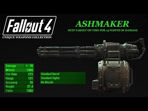 Fallout 4 - How to Get the Ashmaker Unique Weapon | Complete Guide HD ...