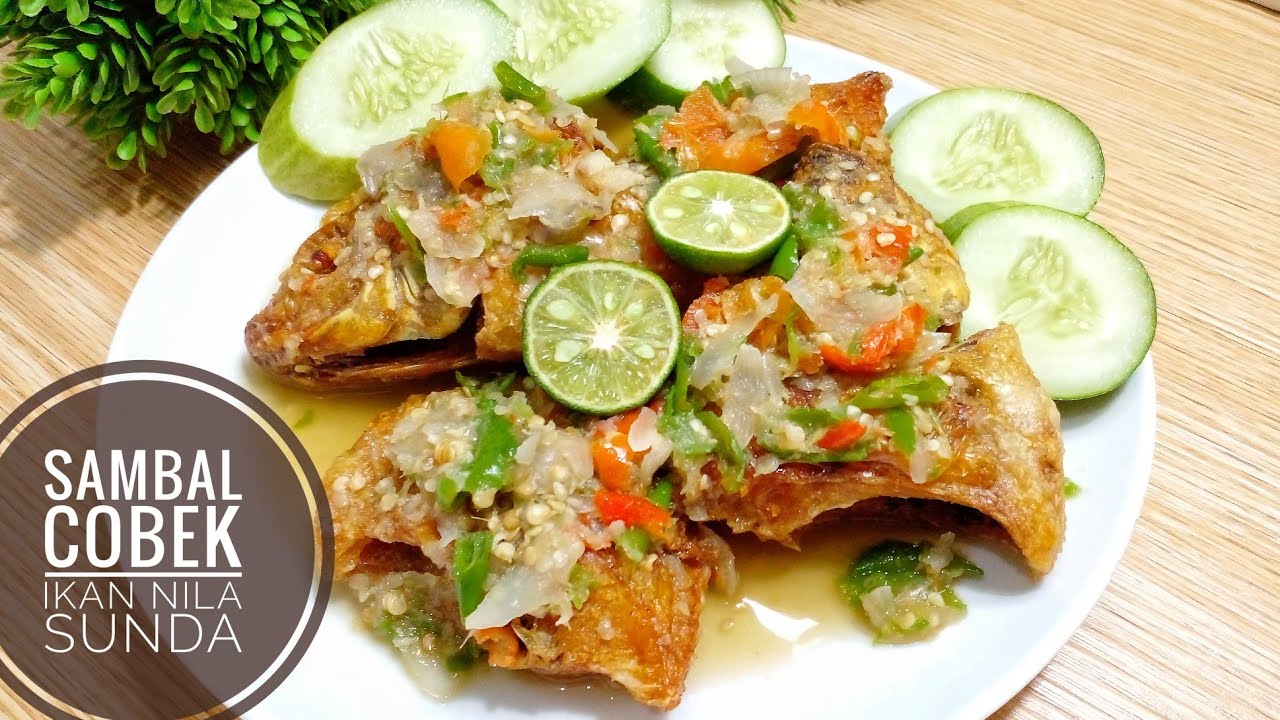 Resep Cobek Ikan Nila Khas Sunda - YouTube