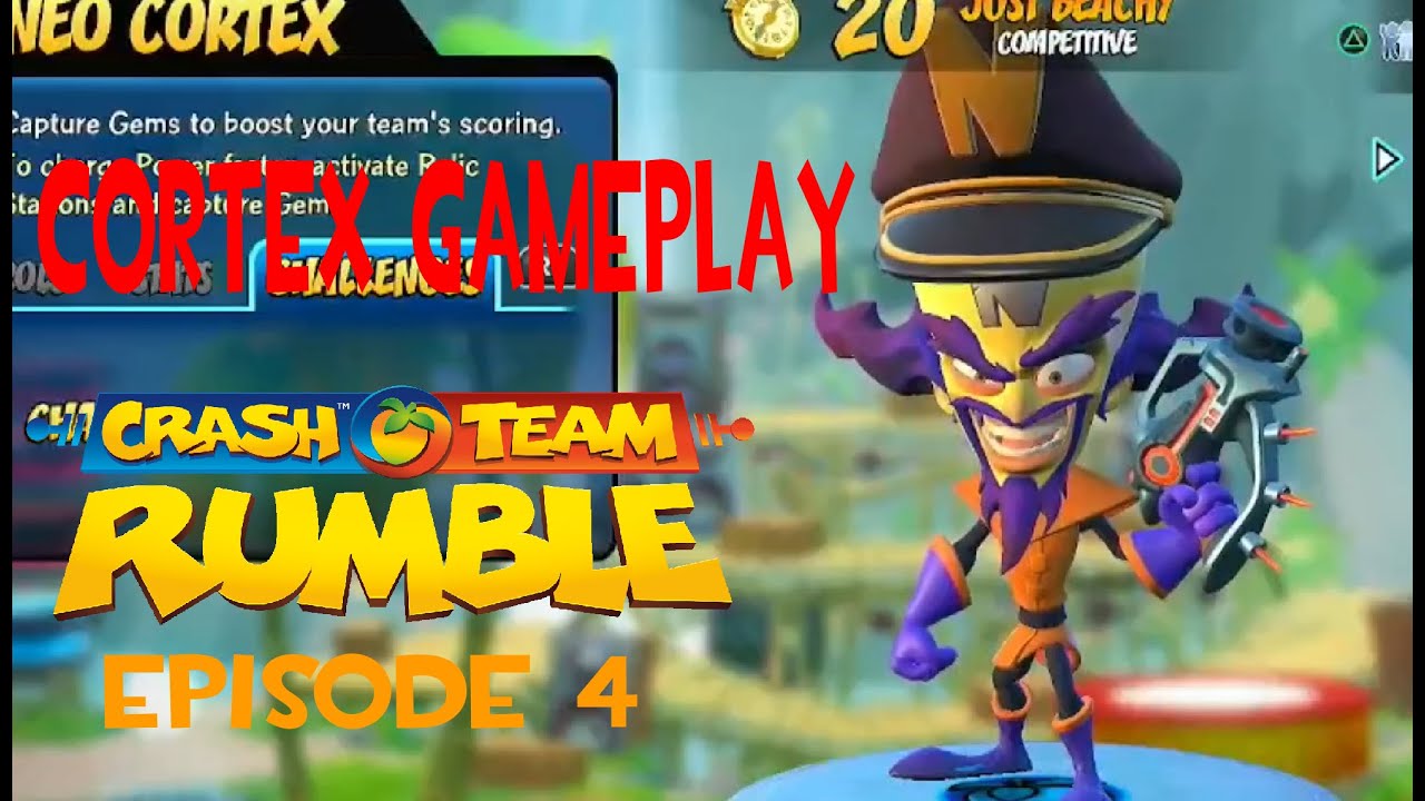 Cortex Gameplay (Crash team rumble) - YouTube