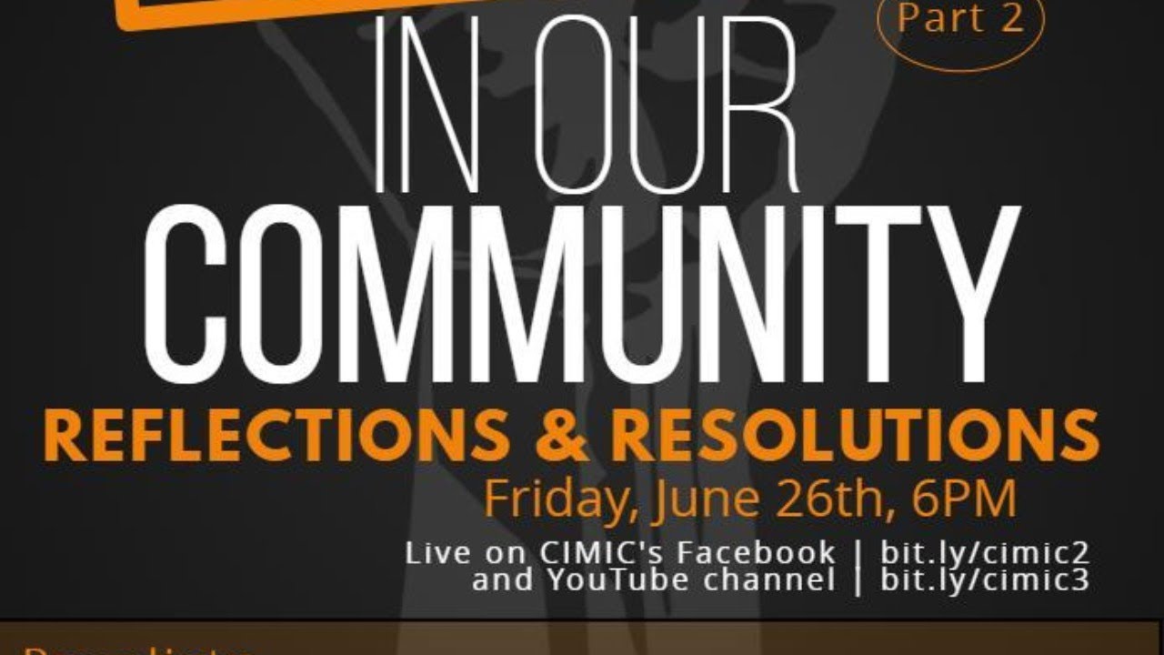 Racism In Our Community. Reflections and Resolutions - YouTube