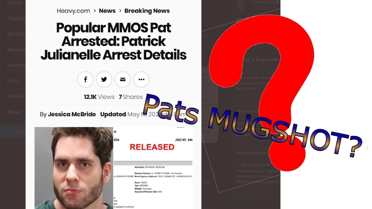 Patrick's MUGSHOT? Popularmmos drama DEBUNKED. Patrick is innocent ...