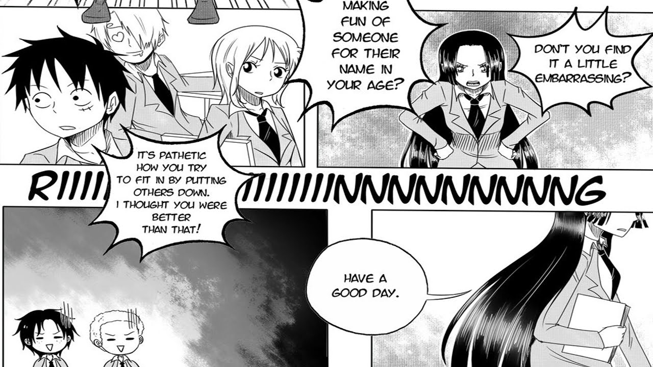 Luffy Becomes A High School Boy #2 Ace,Shanks,Zora and Sanji/One Piece ...