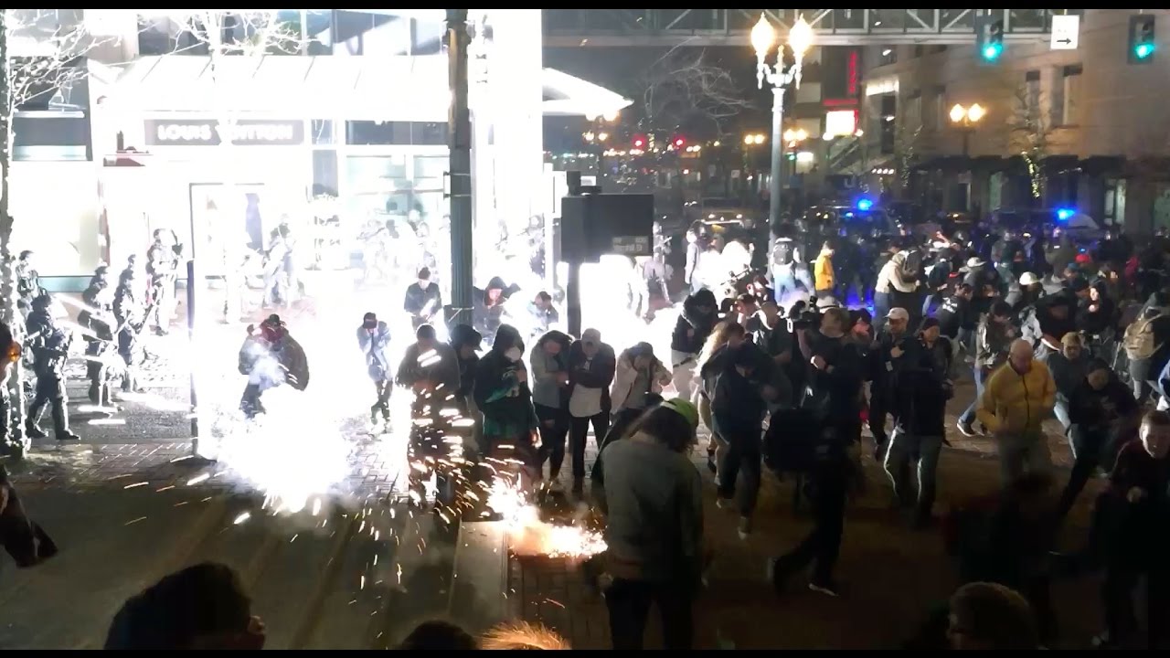 Violence and destruction at anti-Trump protest turned riot in Portland ...