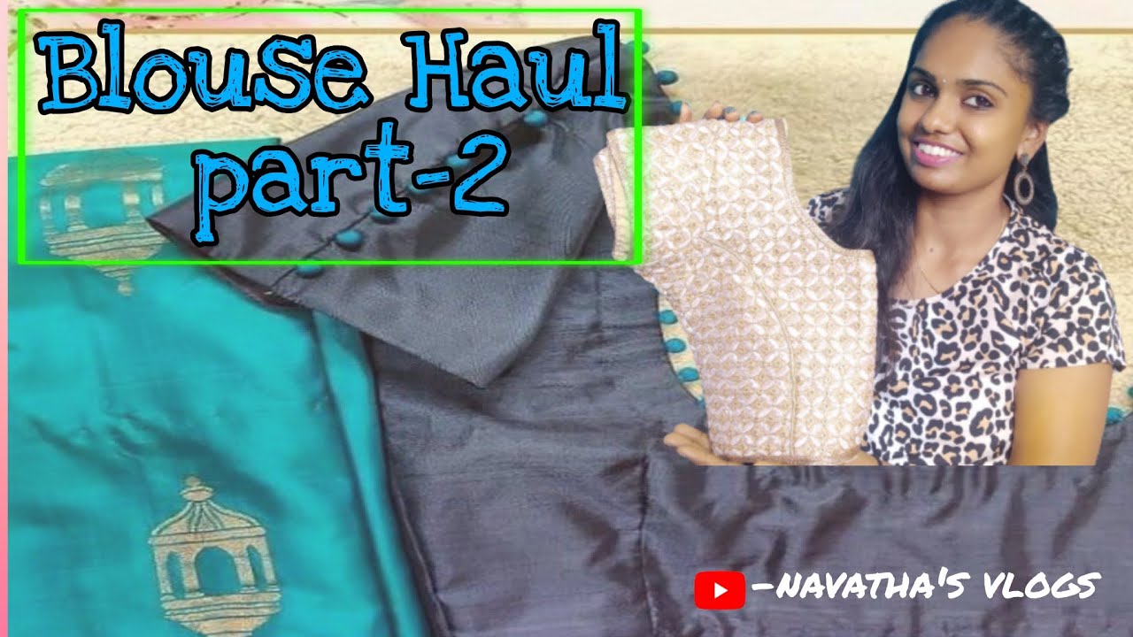 My Blouse collection Haul Part-2 | Readymade Blouse Haul | # ...